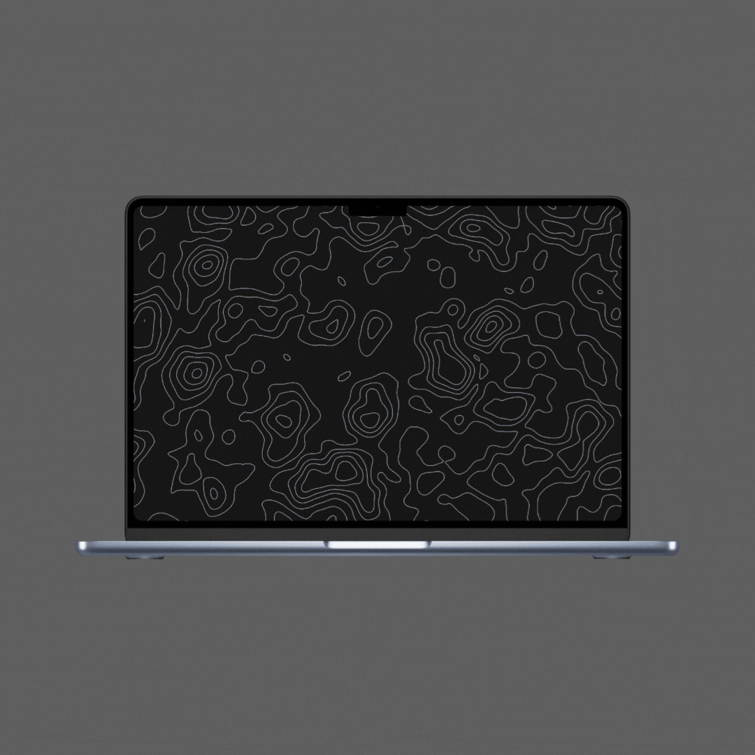 Midnight Topo Wallpaper Pack – GlideLab